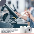 Reymomin Thermal Receipt Paper 3 1/8 x 119-10 Rolls, 49 GSM, White ...