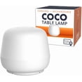 Coco, White 2700K Dimmable Cordless Portable USB-C Rechargeable Table ...