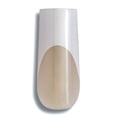 PaintLab Long Square Press On False Nails, French Chrome, White French ...