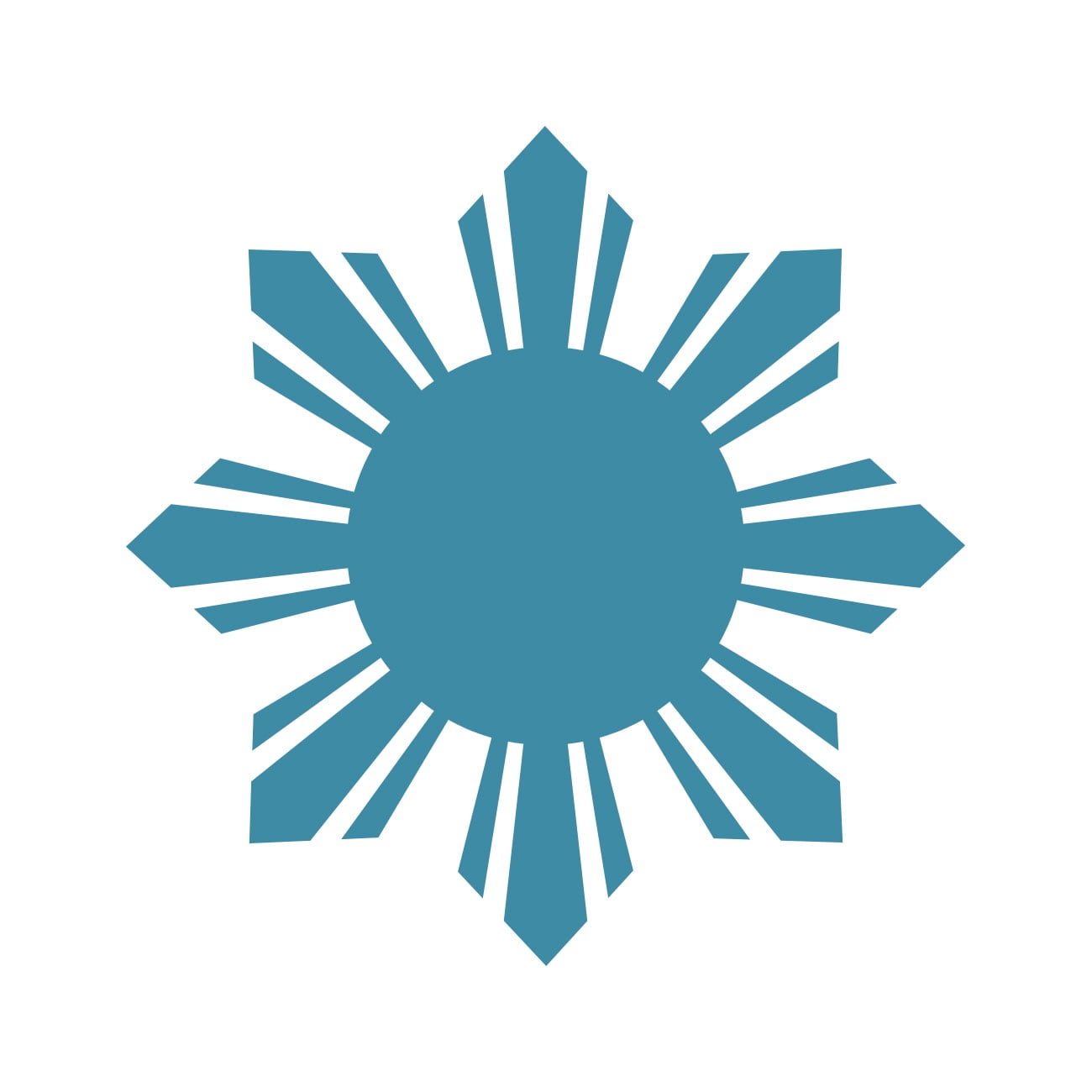 Philippines Sun Sticker Decal Die Cut - Self Adhesive Vinyl ...