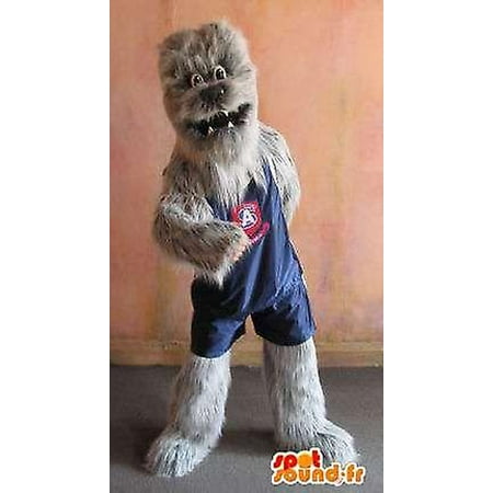 Déguisement de Choubaka joueur de basketball, Mascotte spotsound de ...