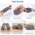 ovwo 12Pack Upgraded Steel Wool Scrubbers - Premium Stainless Steel ...