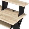 Studio Desk for Music | Includes Keyboard Tray and Earphone Rack ...
