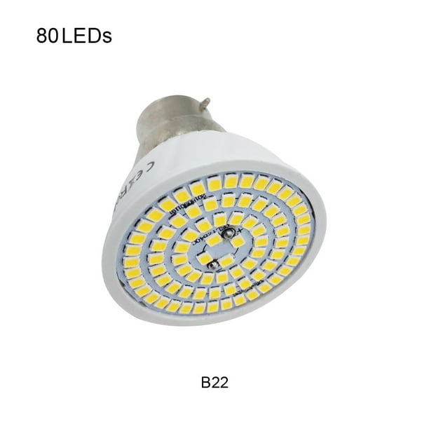 Amdohai 220V B22 LED Lamp Spotlight Bulb Corn Light 80 LEDs Light Bulb ...