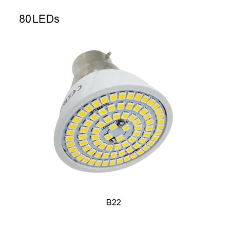 Amdohai 220V B22 LED Lamp Spotlight Bulb Corn Light 80 LEDs Light Bulb ...