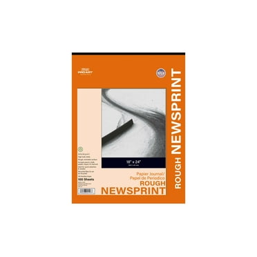 Strathmore Newsprint Paper Pad, 300 Series, Rough, 18" x 24", 60-Sheets ...