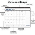 2023-2024 Large Desk Calendar - 18 Months, 22x17 Inches, Julian Date ...