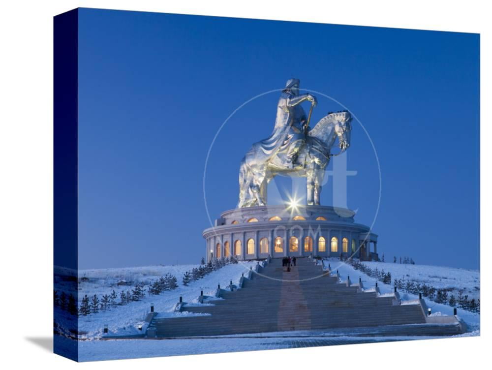 Mongolia, Tov Province, Tsonjin Boldog, a 40M Tall Statue of Genghis ...