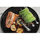 Outset Q173 Cast Iron Sauce Pot with Nesting Silicone Basting Brush ...