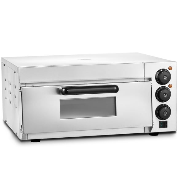 CULINARY CHEF Electric Pizza Oven with Ceramic Stone, Viewing Window ...
