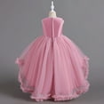 Flower Girl Dress Summer Sleeveless Bowknot Princess Catwalk ...