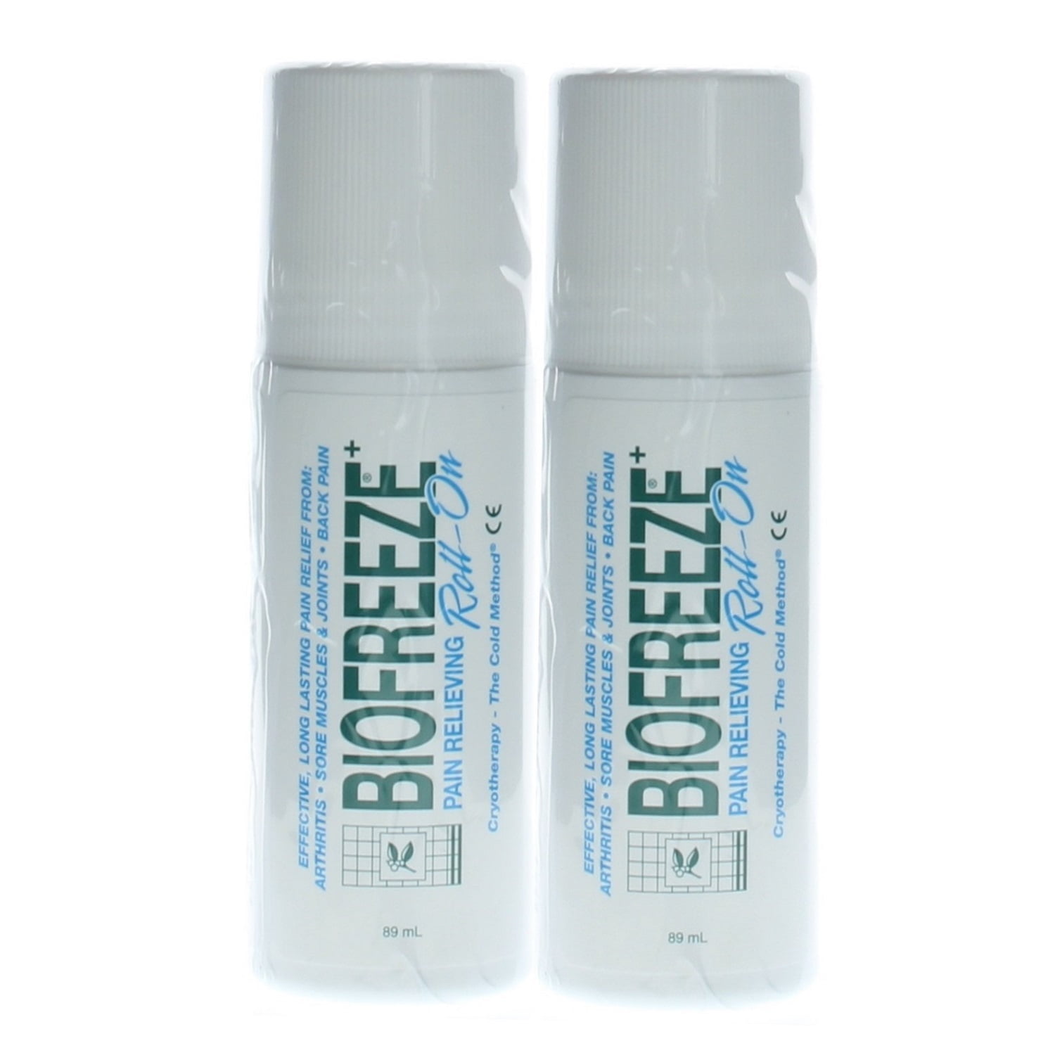 Biofreeze Pain Relief Roll-On 89 ml 2-Pack - Walmart.com - Walmart.com