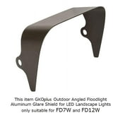 GKOplus Outdoor Angled Floodlight Aluminum Glare Shield for LED ...