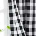 Barossa Design Buffalo Check Plaid Curtains 84 inch, Cotton Blend ...