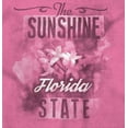Florida FL Cute State Flower Souvenir Women's Graphic T Shirt Tees ...