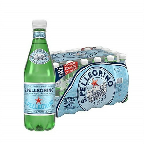 s.pellegrino sparkling natural mineral water, 16.9 fl oz. (24 count ...