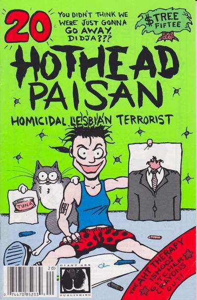 Hothead Paisan: Homicidal Lesbian Terrorist #20 VF ; Giant A-- Comic ...