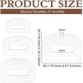 Acrylic Belt Groove Quilting Templates Rectangle Clear 29.5~59.5x49.5 ...