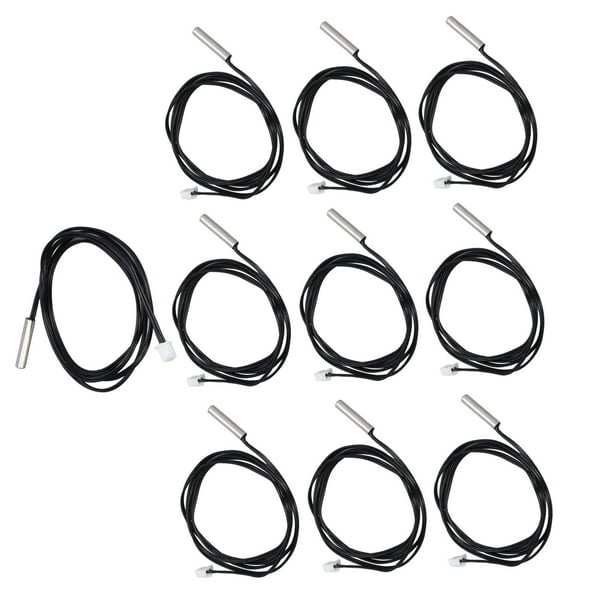 Sensor de temperatura NTC, 10 piezas Sensor de termistor Sonda de ...