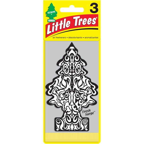 Little Trees air freshener Fresh Surge 3-Pack - Walmart.com