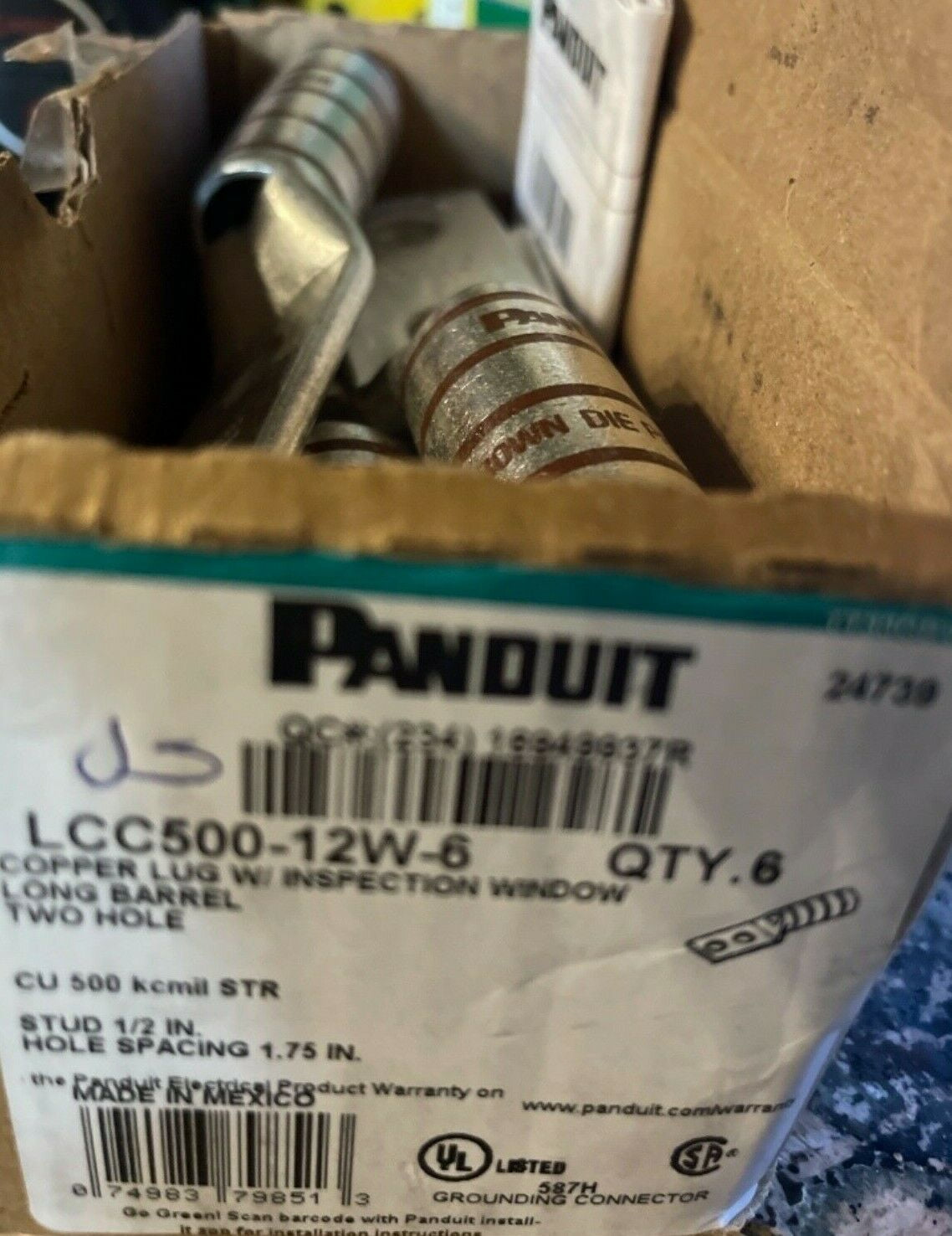 Panduit Copper Compression Lugs