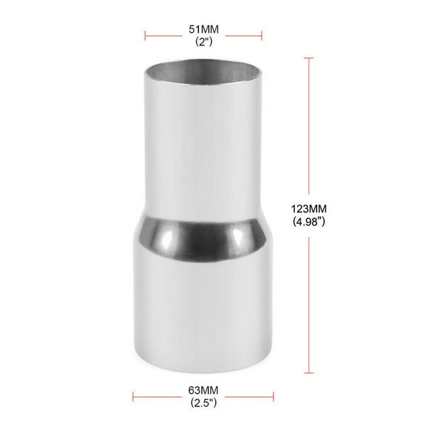 KUIZAP Universal Exhaust Pipe Connector Stainless Steel Exhaust Reducer ...