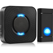 Philips Battery-Operated 8-Melody Doorbell Kit, One Push Button, White ...