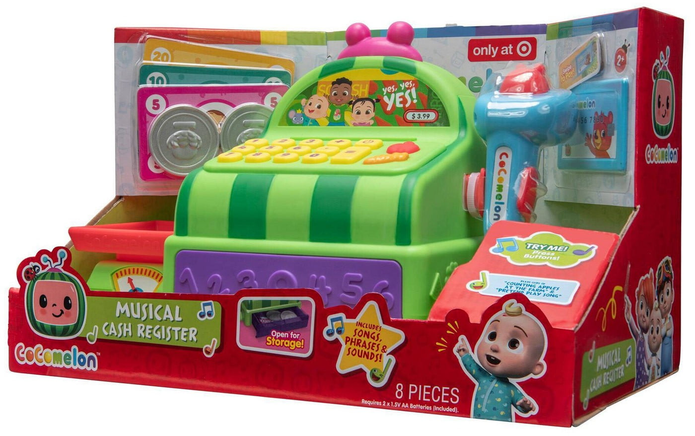 CoComelon Musical Cash Register - Walmart.com