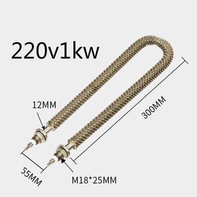 U Type M18 Electric Heat Pipe u shape heating element oven heater SS202 ...