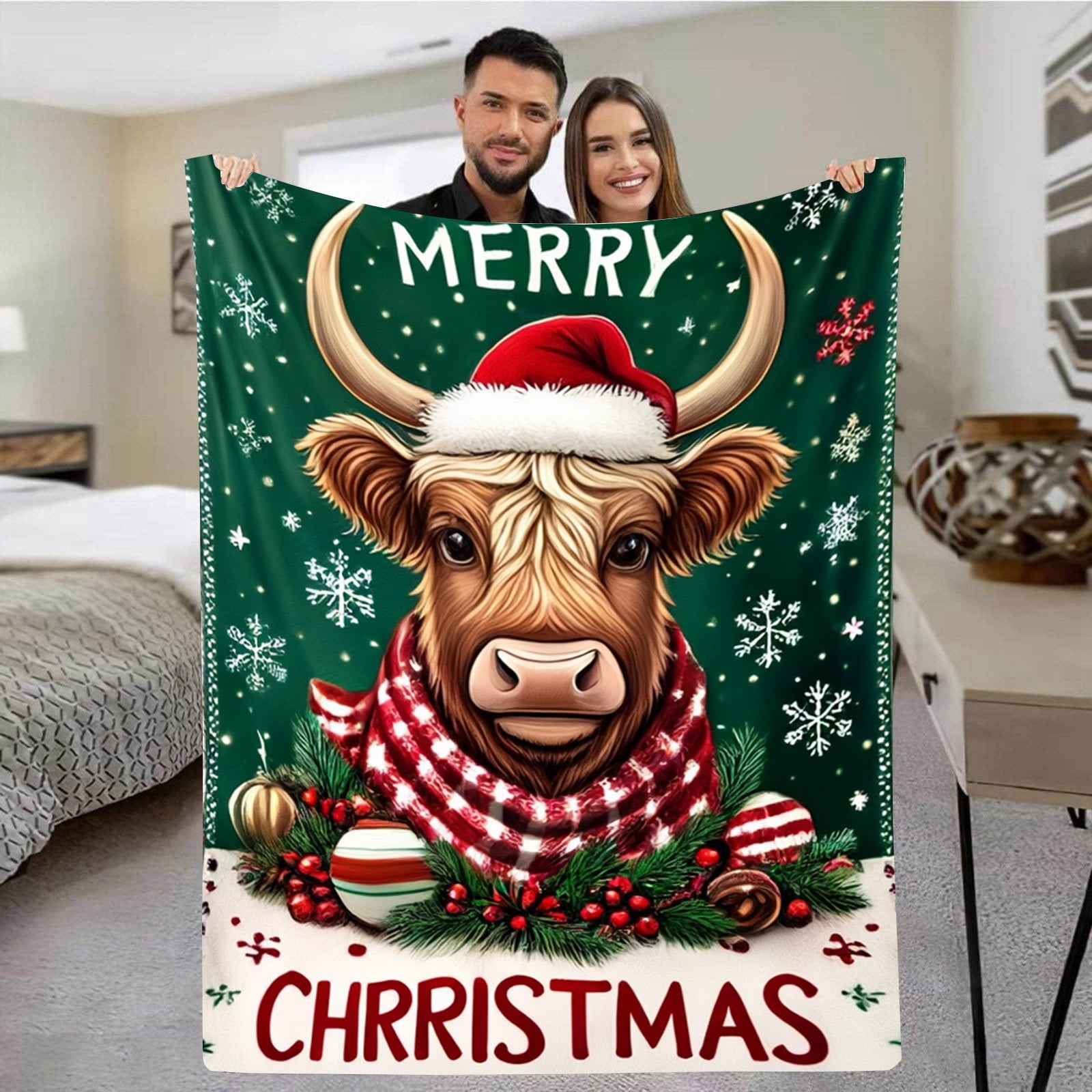 Click here for Vivavault Christmas Winter Soft Warm Nap Blanket C... prices