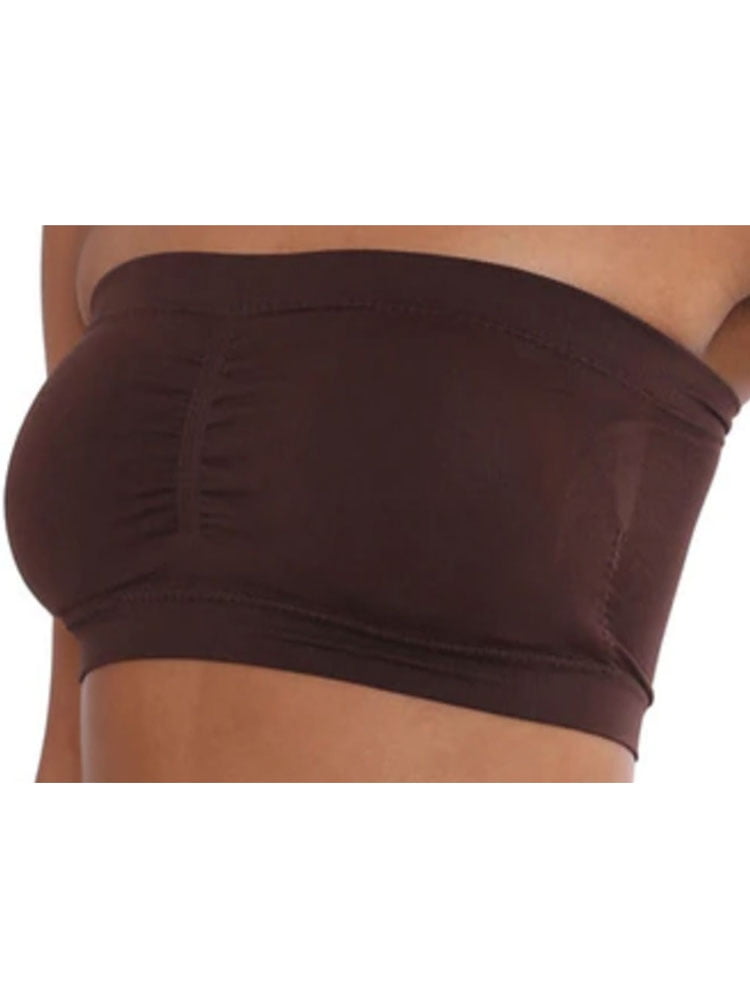 Lavra Lavra Womens Plus Size Bandeau Bra Strapless Basic Layer Tube