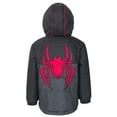 Marvel Spider-Man Miles Morales Zip Up Puffer Jacket Toddler to Big Kid ...
