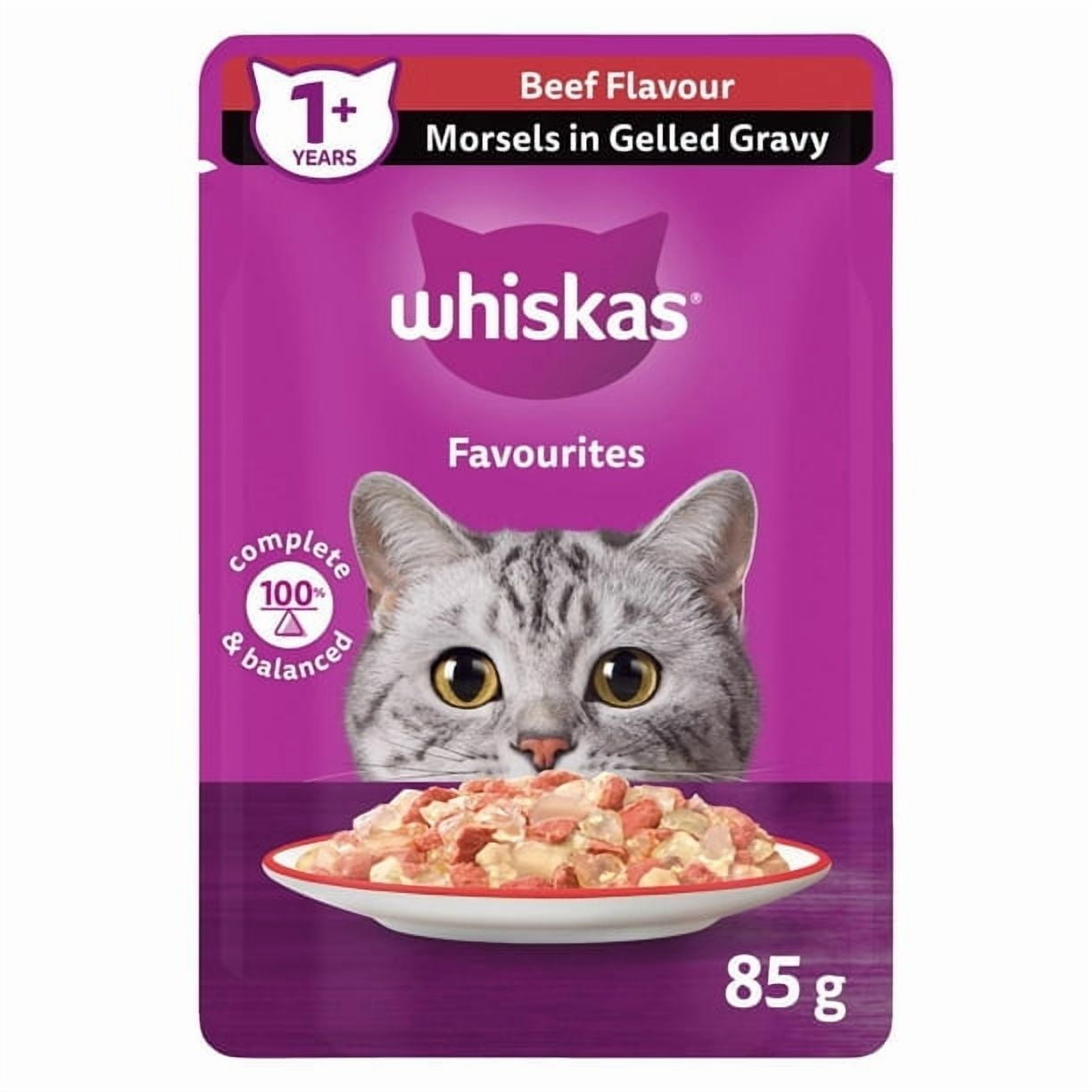 Click here for Whiskas Favourites Morsels In Gelled Gravy Beef Fl... prices