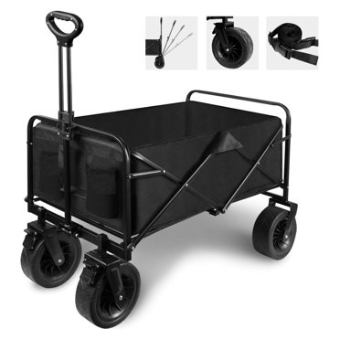 Ozark Trail All-Terrain Utility Cart, Multi-Purpose Collapsible ...