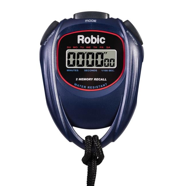 Robic SC-429 Water Resistant All Purpose Stopwatch, Blue - Walmart.com