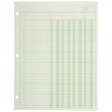 Norcom, Columnar Ledger Pad, 4 Columns, 8.5" x 11", Letter Size, 50 ...