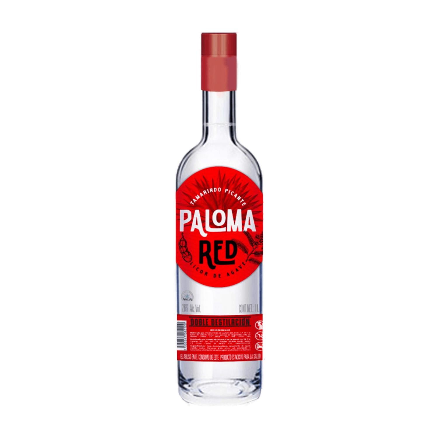 Pack de 4 Licor De Agave Paloma Red Tamarindo Picante 1 L | Walmart en ...