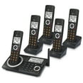 AT&T CL83519 Landline Telephone, 5 Handset Answering System with Smart ...