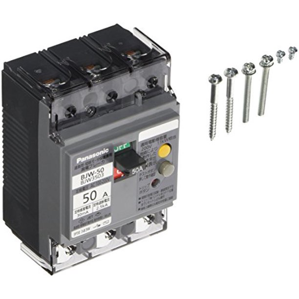Panasonic (Panasonic) Earth Leakage Breaker BJW Type with OC (For Motor ...