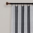 Lush Decor Farmhouse Button Stripe Yarn Dyed Woven Cotton Button 95" x ...