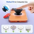 10 Pcs Sticky Pads for Pops Socket Base: 1.38" Round Strong Adhesive ...