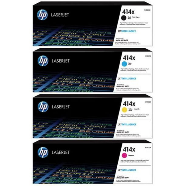 HP 414X W2020X, W2021X, W2022X, W2023X High Yield HP Color LaserJet Pro ...