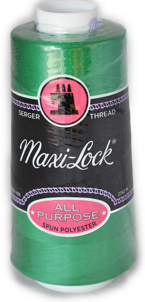 Maxi Lock All Purpose Thread Emerald 3000 YD Cone MLT-023 - Walmart.com