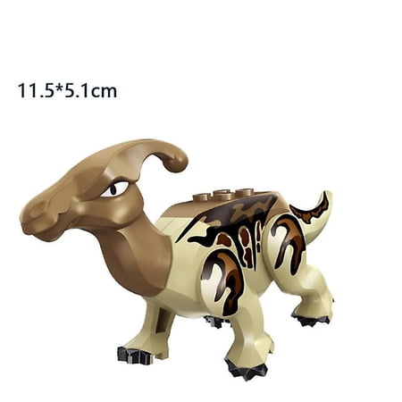 Jurassic Dinosaur Building Blocks Rex Raptor Ankylosaur Action Figure ...