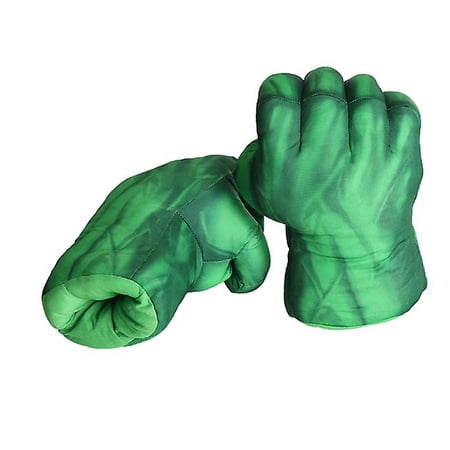 Spiderman Hulk Hero Children's Gloves Simulation Boxing Funny Plush Toy ...