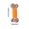 TPR Bone‑Shaped Dog Chew Toy, 4.9in Durable Textured Molar Stick, Self ...