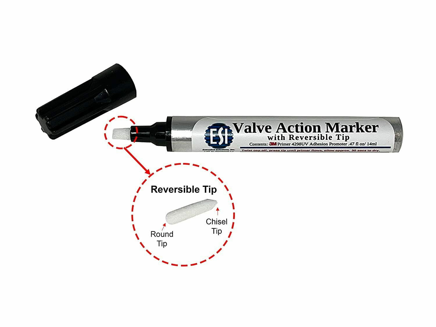 ESI Pen Marker Containing 3M 4298UV Tape Primer Adhesion Promoter .47fl ...