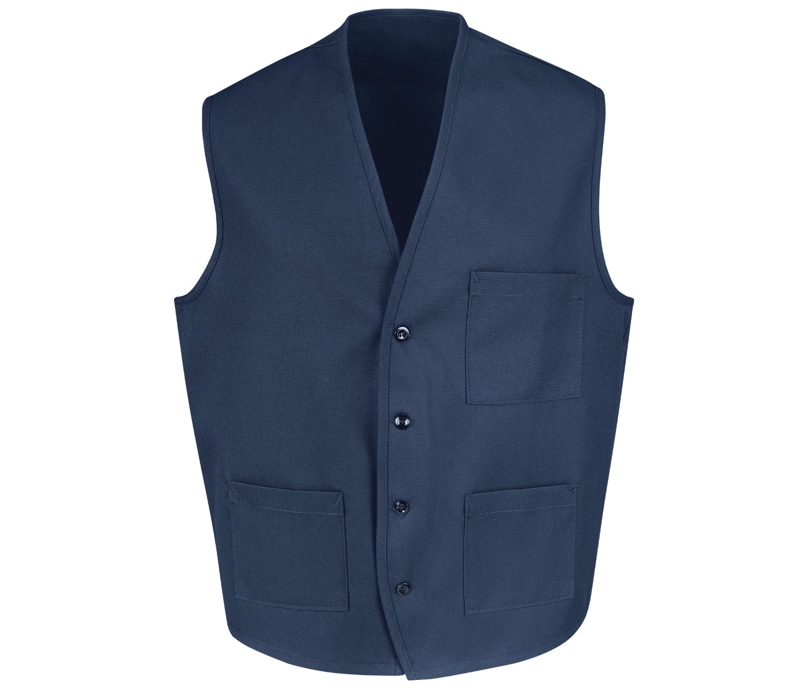 Red Kap Unisex Button Front Vest - Walmart.com