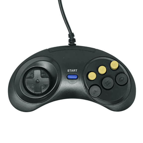 Retro-Bit Official Sega Genesis Licensed Controller, 6-Button Arcade ...
