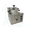 Fried Chicken Stove Commercial Kitchen Deep Fryer Electric Countertop High Pressure Timer Multi ...